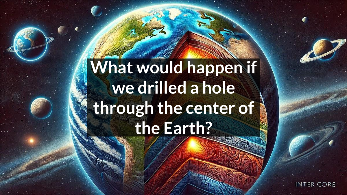 What Would Happen If We Drilled A Hole Through The Center Of The Earth