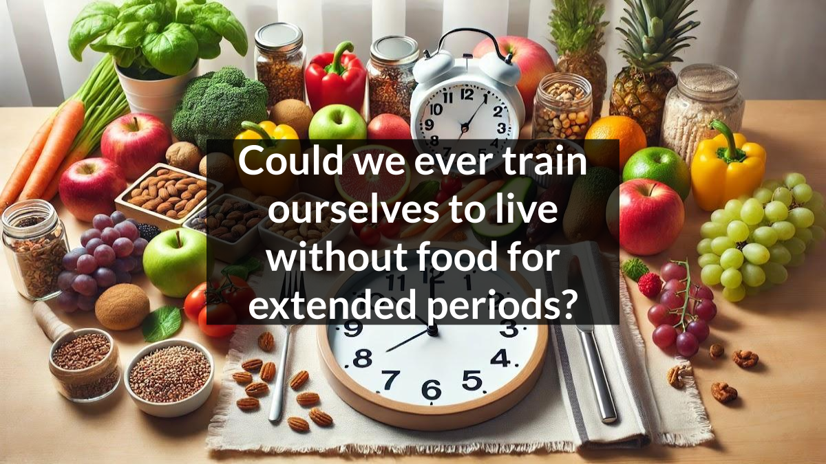 Could we ever train ourselves to live without food for extended periods ...