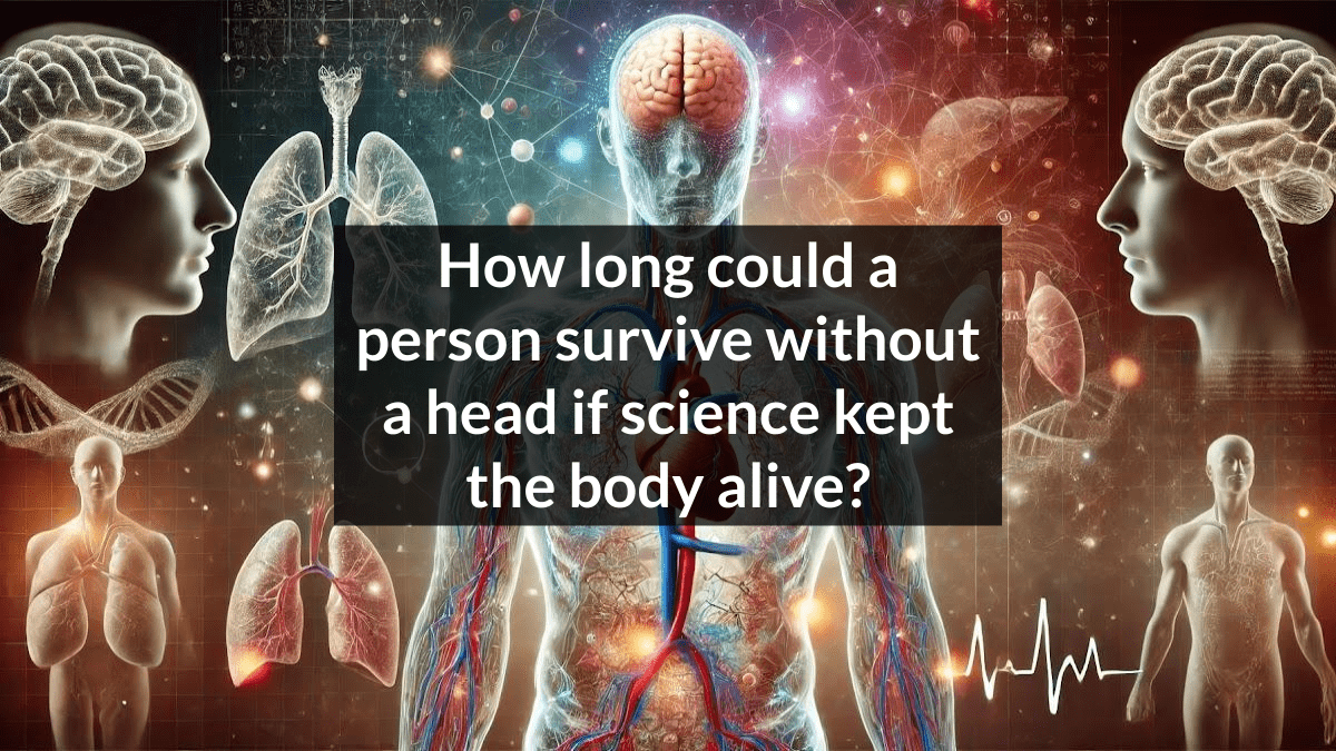 How long could a person survive without a head if science kept the body ...