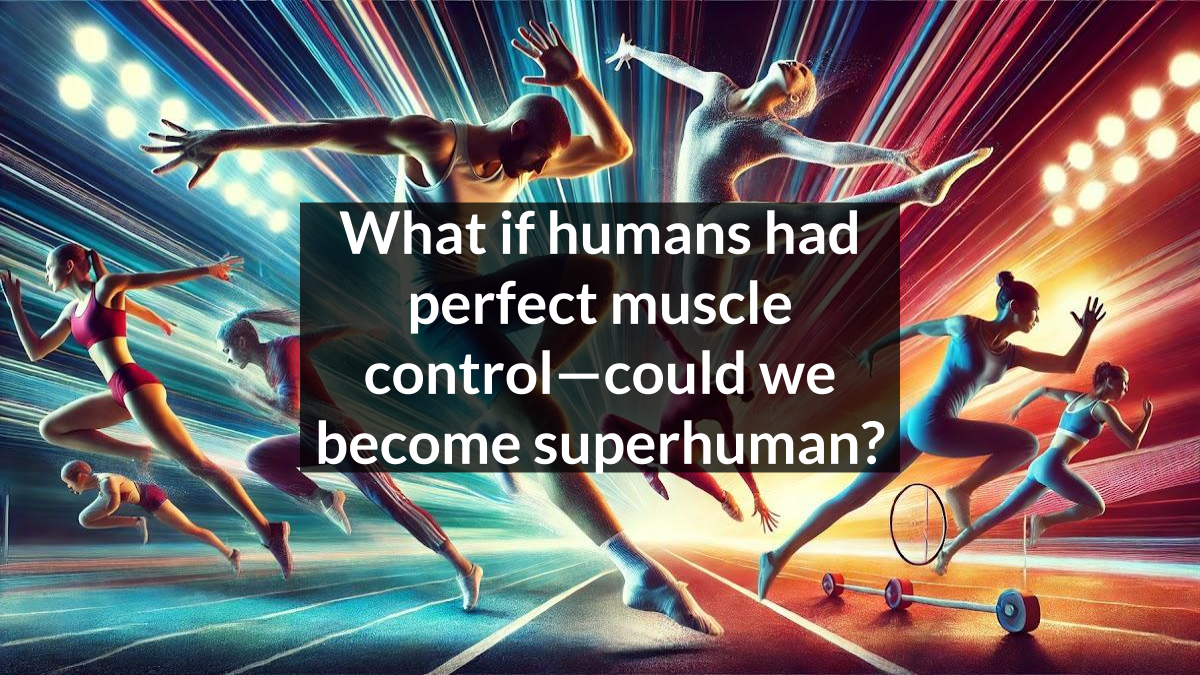 What if humans had perfect muscle control—could we become superhuman ...