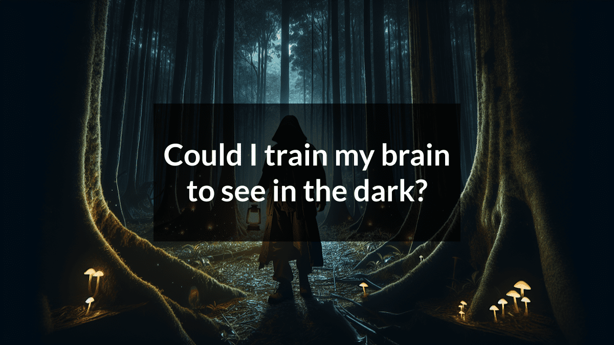 Could I train my brain to see in the dark? - Curiosity Unlocked